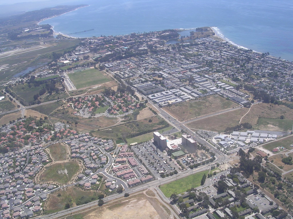 Goleta CA Goleta From Airplane Photo Picture Image California At Goleta CA Goleta From Airplane Photo Picture Image California At