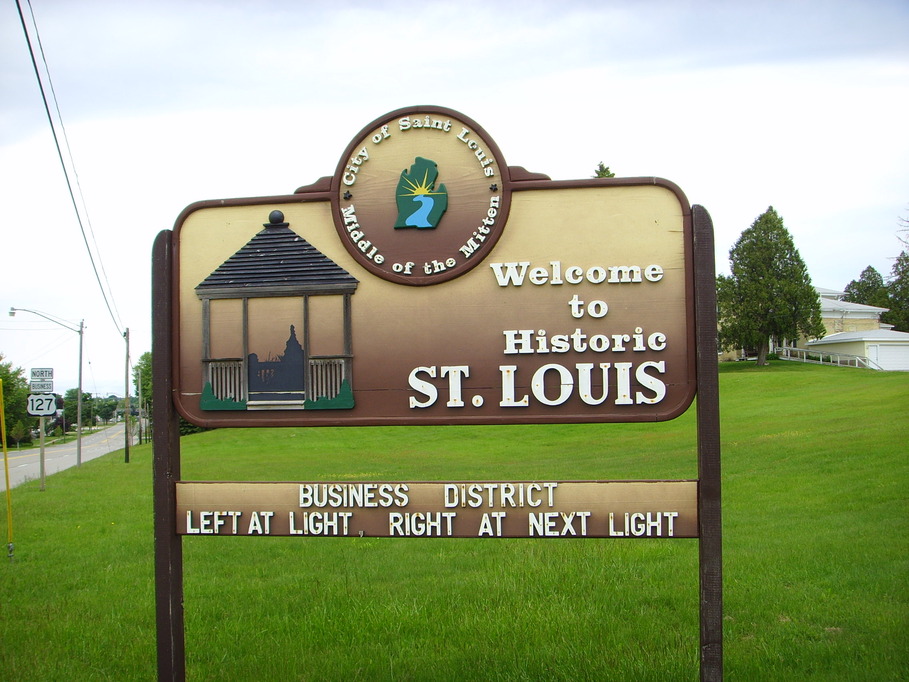 St Louis MI Welcome To St Louis MICHIGAN Photo Picture Image