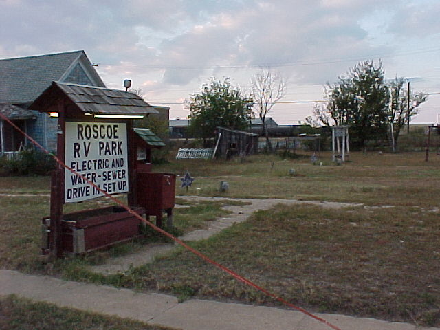 Roscoe, TX : A place for the over night camper. photo, picture, image ...