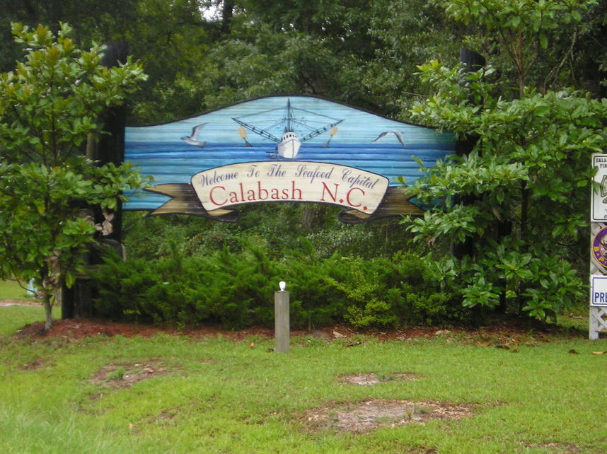 Calabash, NC : Entering Calabash, NC on Rt 179 just past SC border ...