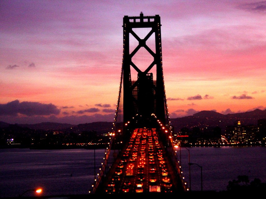 San Francisco, CA : BAY BRIDGE TOP VIEW photo, picture, image ...