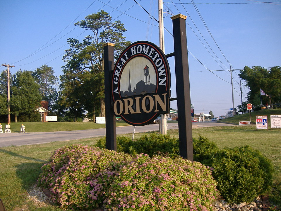 Orion, IL : Welcome to Orion sign photo, picture, image (Illinois) at ...