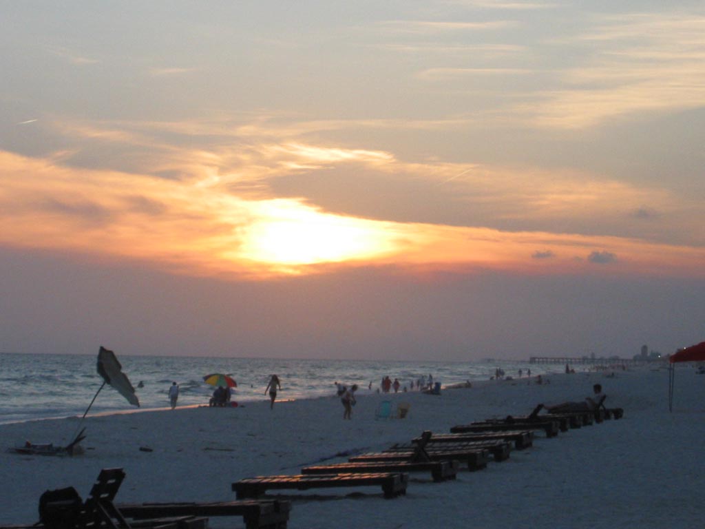 Panama City Beach, FL : Sunset photo, picture, image (Florida) at city ...