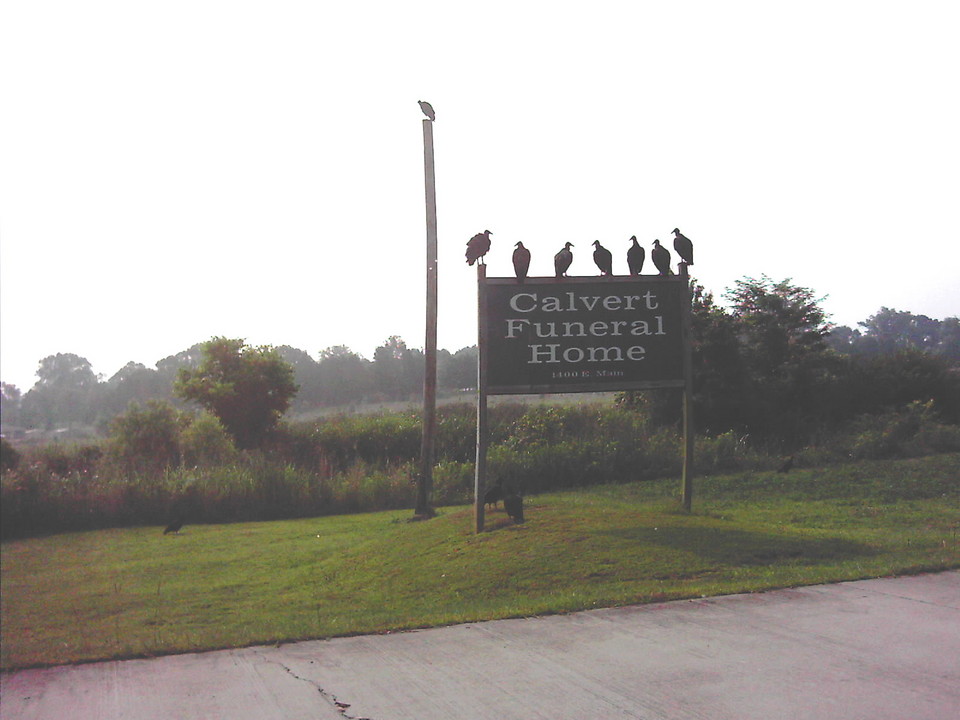 Fairfield Bay, AR : Funeral Home sign User comment: This is NOT ...