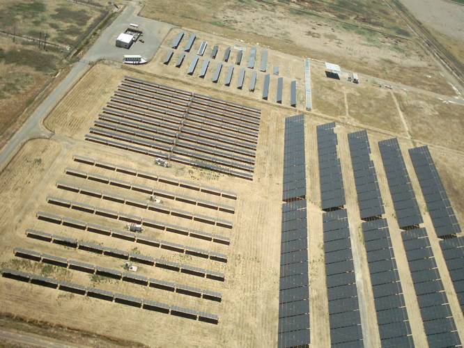 Davis, CA : Solar Plant from my model airplane photo, picture, image ...