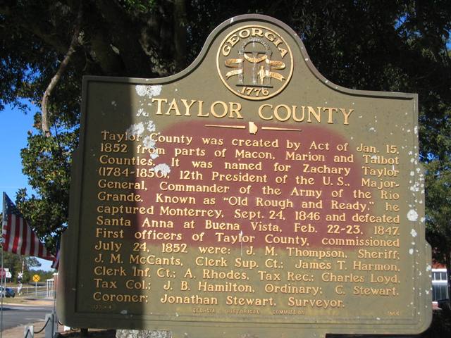 Butler, GA : Taylor County Courthouse Historical Marker photo, picture ...