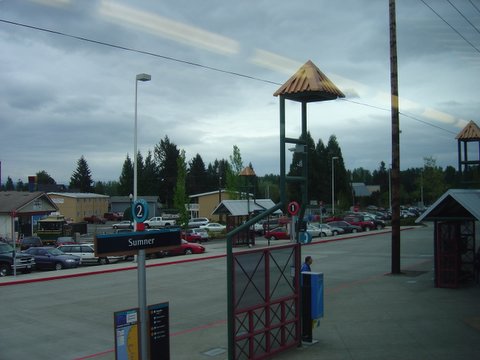 Sumner, WA : Sumner from the Sounder Train photo, picture, image ...