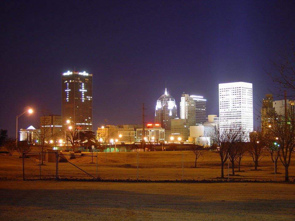 Oklahoma City, OK : OKC at Christmas photo, picture, image (Oklahoma ...