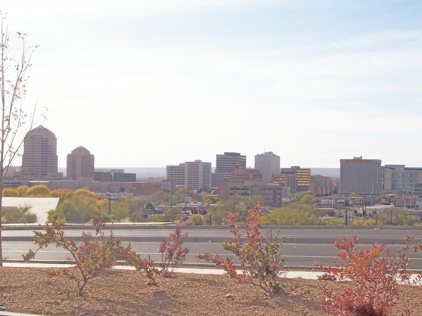 Albuquerque, NM : Albuquerque Skyline just off of I-25 photo, picture ...