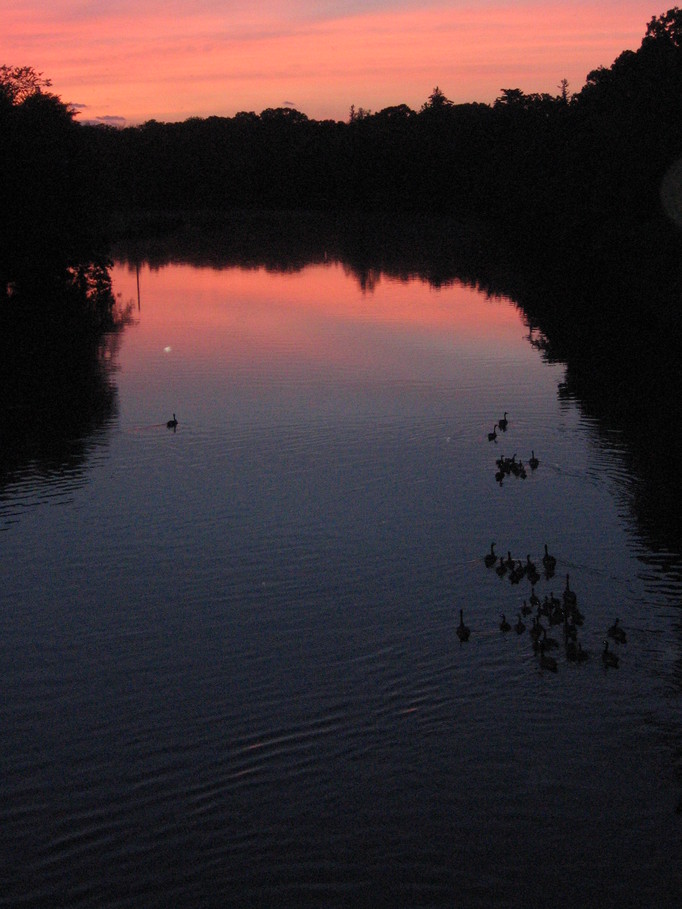 Rockford, IA : Sunset on the Shell Rock River photo, picture, image ...
