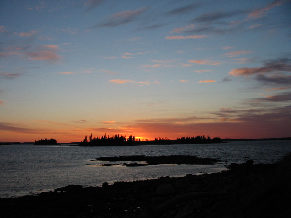 Addison, ME : Sunset over Cape Split photo, picture, image (Maine) at ...