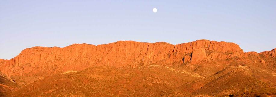Superior, AZ : Apache Leap Mountain at sundown photo, picture, image ...