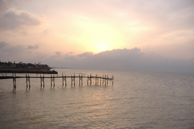 Port Isabel, TX : Sunset picture taken on the fishing pier. photo ...