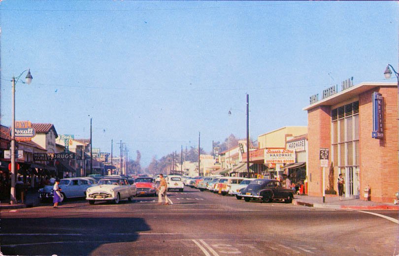 Garden Grove CA 1950 s Garden Grove Downtown Photo Picture Image