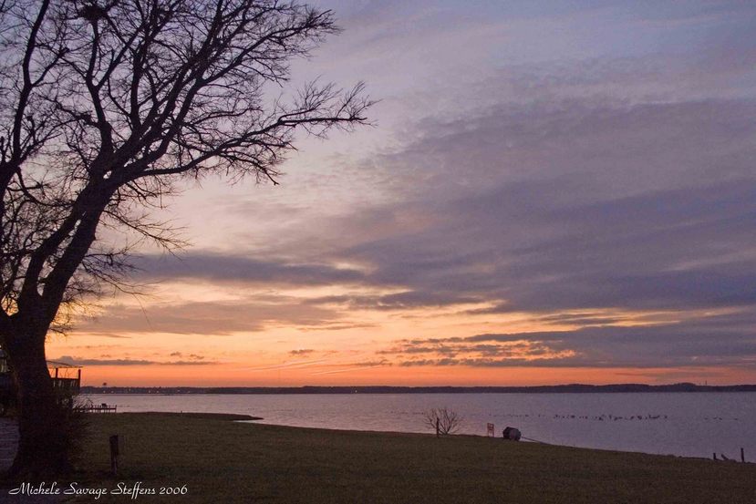 Ocean View, DE : Sunset Over Indian River photo, picture, image ...