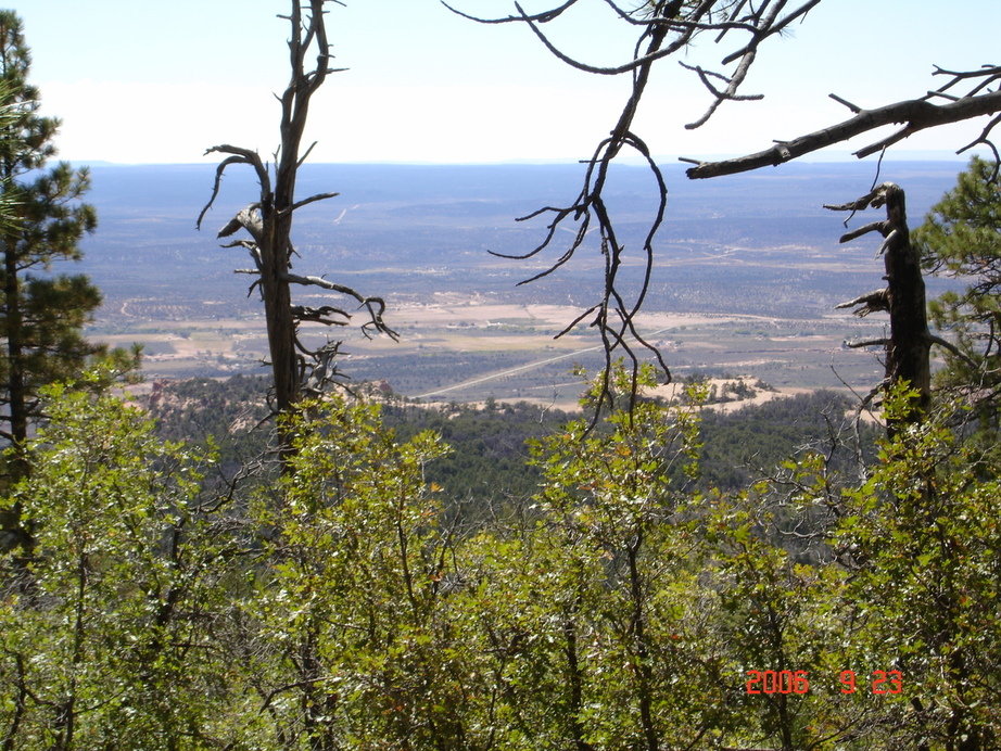Lukachukai, AZ : South Side of Chuska Mountains looking at Lukachukai ...