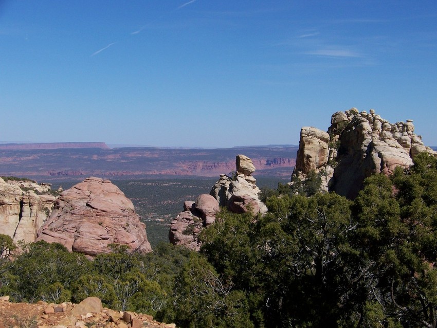 Navajo Mountain, UT : This is the view from the lower part of Navajo ...