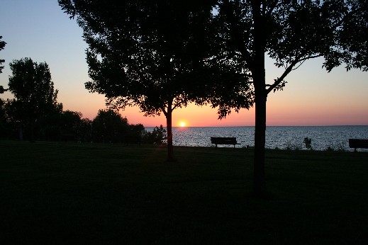Euclid, OH : Sunset at Sims Park photo, picture, image (Ohio) at city ...