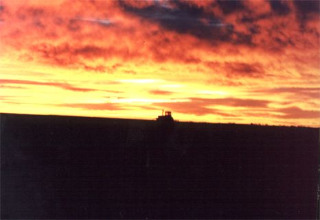 Roby, TX : Tractor at sunset near Roby, Tx photo, picture, image (Texas ...