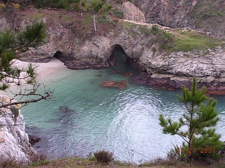 Monterey, CA : China Cove at Point Lobos, just south of Monterey photo ...