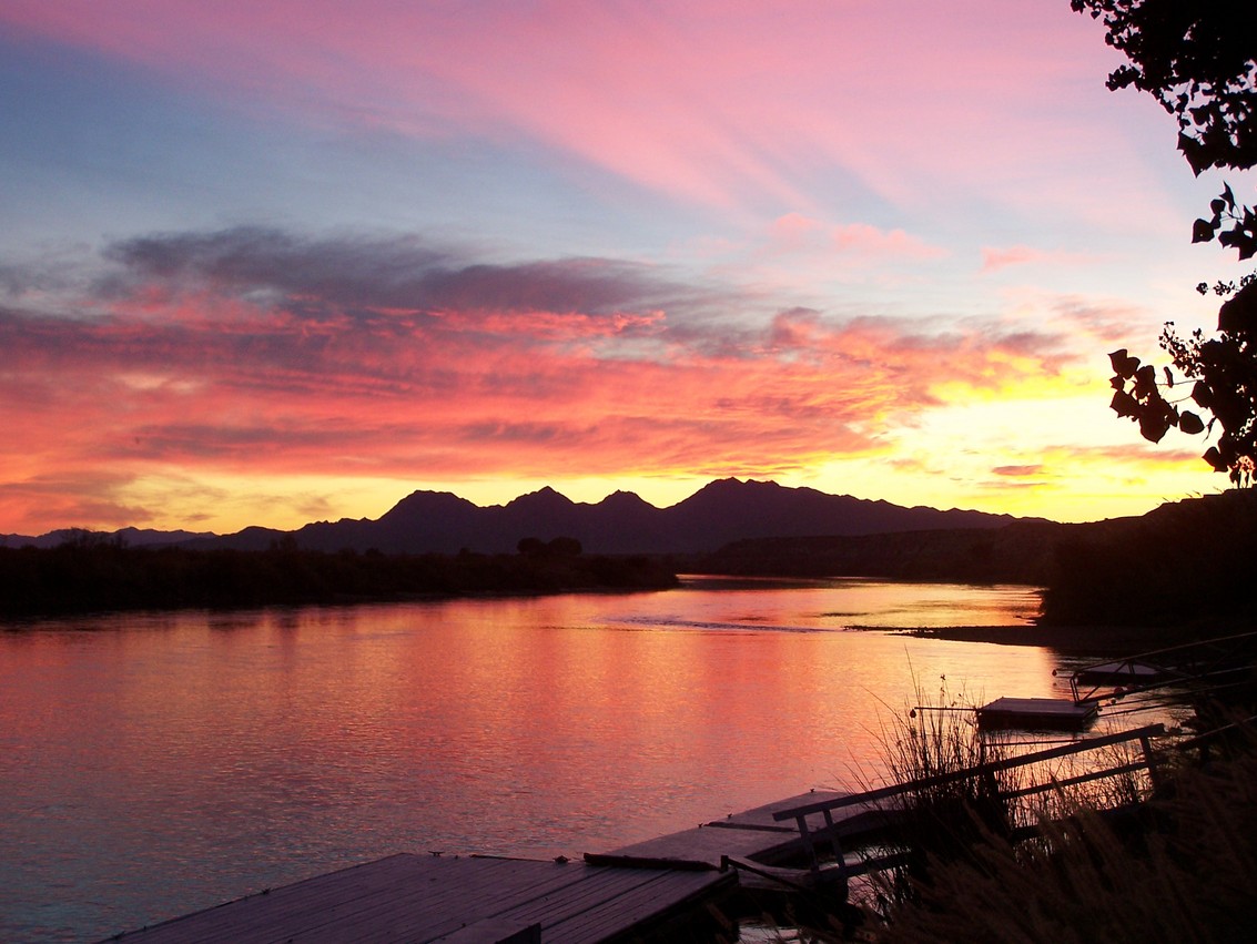 Big River, CA : Sunset on The Colorado, Big River, CA photo, picture ...