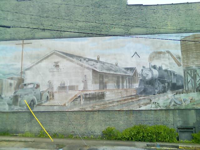 Whitmire, SC : Mural on wall, downtown Whitmire. photo, picture, image ...