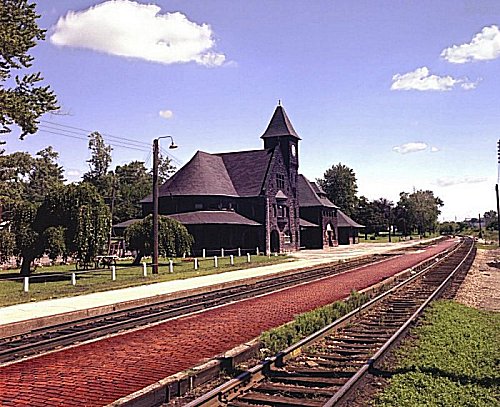 Niles, MI : Niles Depot taken in 1976 by Roger Rieman in Niles ...