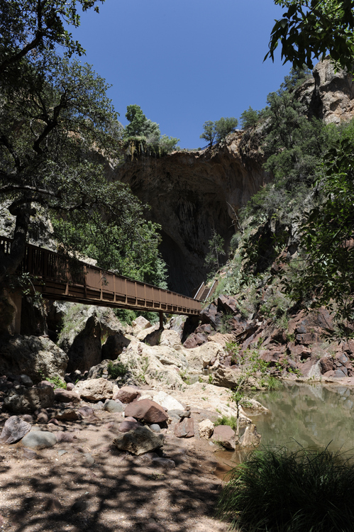 Payson, AZ : Tonto Natural Bridge at creek level photo, picture, image ...