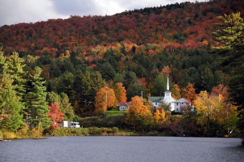 Long Lake, NY : This photo was taken just after a aerial flight around ...