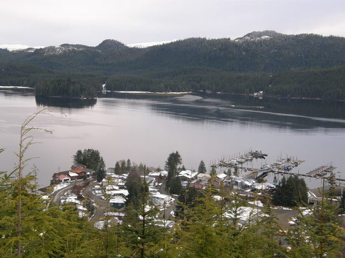 Thorne Bay, AK : top of the trail view of Thorne Bay photo, picture ...