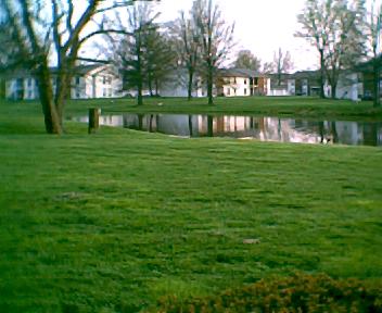 Terre Haute, IN : Fountain and pond Spring 2008 photo, picture, image ...
