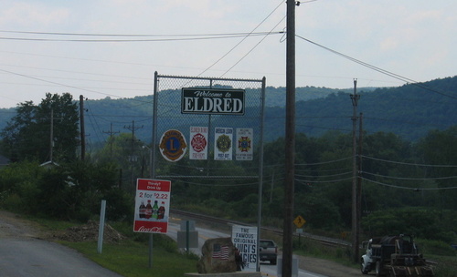 Eldred, PA : Welcome to Eldred sign photo, picture, image (Pennsylvania ...