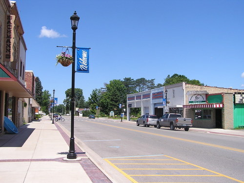 Central Lake, MI : Downtown Facing North photo, picture, image ...