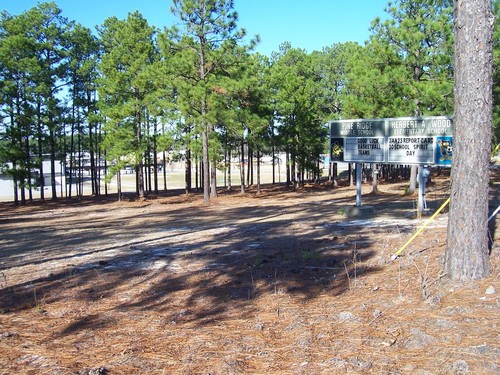 Pine Ridge, SC : Down the hill from the Pine Ridge Armory and adjacent ...