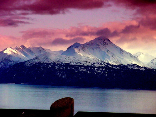 Homer, AK : A beautiful sunset overlooking Kachemak Bay in Homer, Ak ...