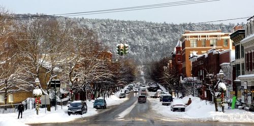 Cooperstown, NY : Winter scene of Downtown Cooperstown, NY photo ...