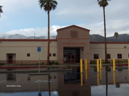 Lake Elsinore, CA : Front View of Lakeside High School photo, picture ...