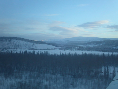 Hughes, AK : Taking off from Hughes, the bluffs along the Koyukuk photo ...
