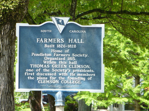 Pendleton, SC : Marker in Downtown Pendleton photo, picture, image ...