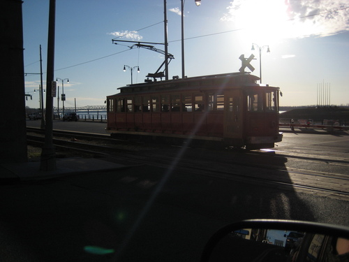 Memphis, TN : Riverfront trolley end of day photo, picture, image ...