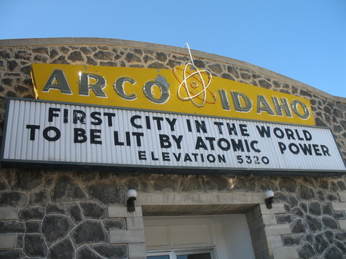 Arco, ID : Another shot of the sign photo, picture, image (Idaho) at ...