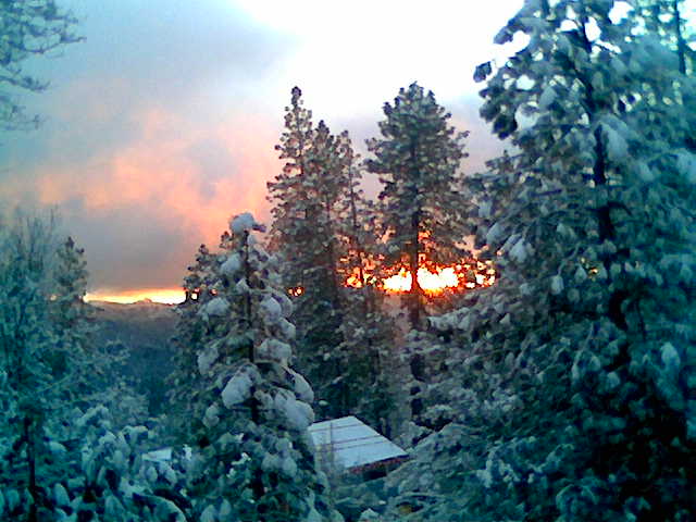 Cobb, CA : Sunset at Cobb photo, picture, image (California) at city ...