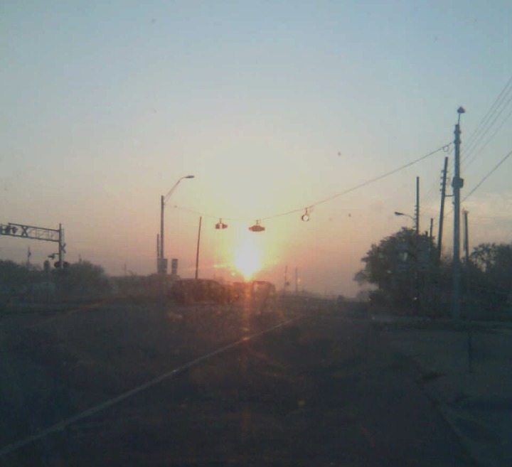 Benavides, TX : Early morning sun rise...Sun is up and it's Friday ...