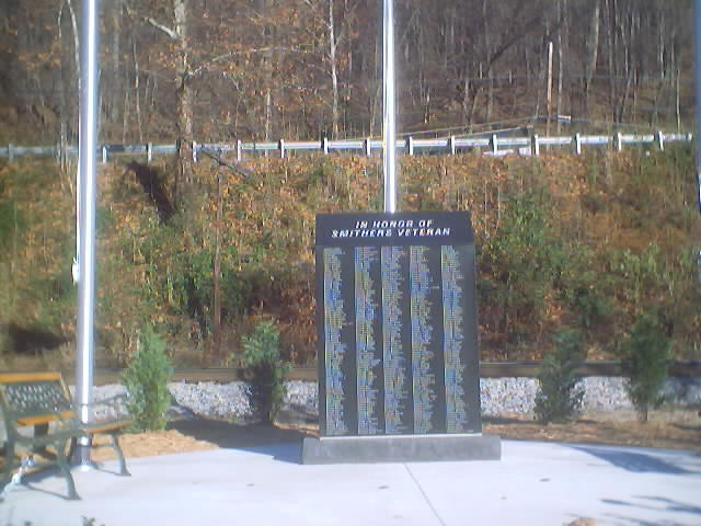 Smithers, WV : City of Smithers - Military Veterans Memorial located on ...