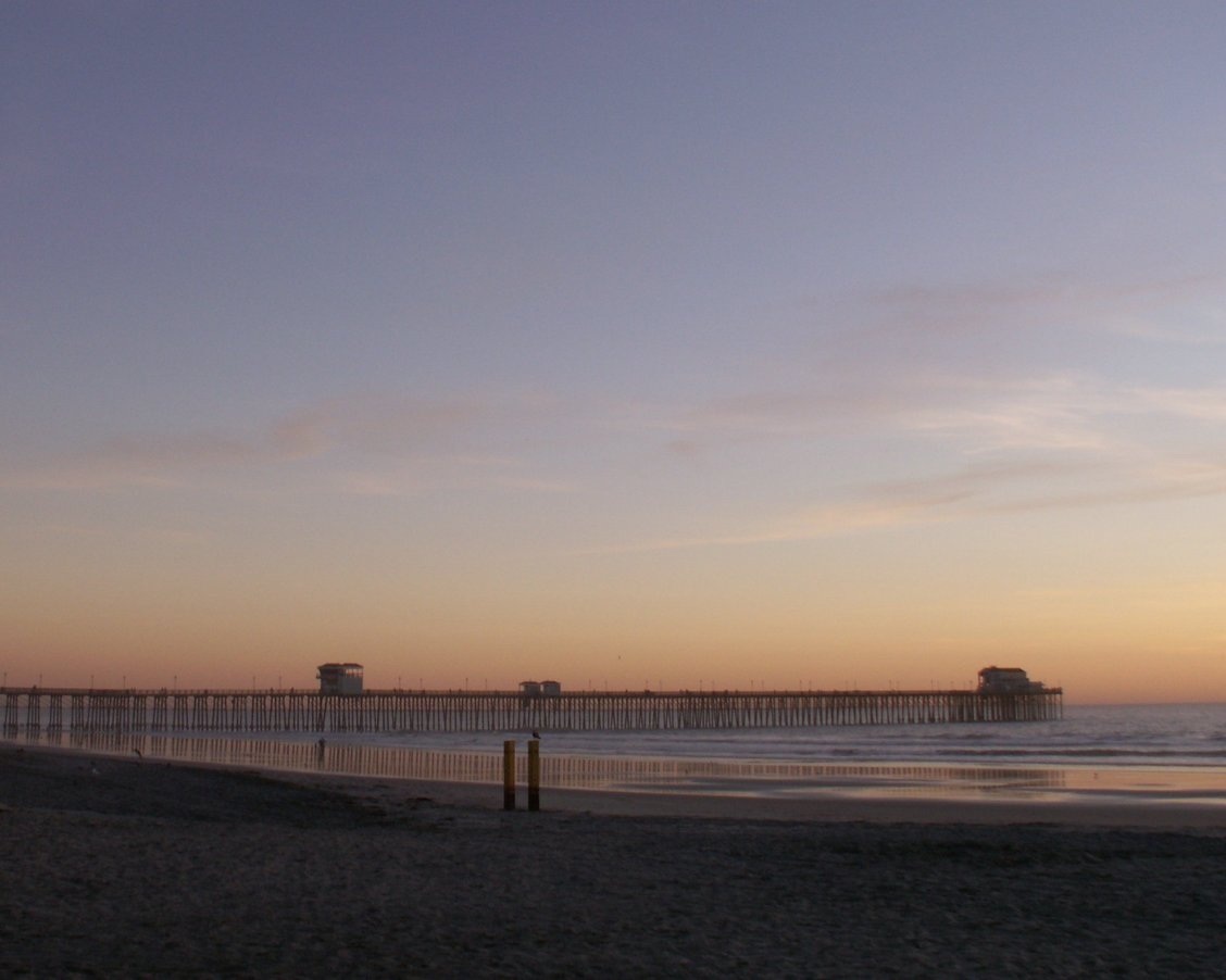 Oceanside, CA : The pier at Oceanside, CA; At 1,954 feet, this pier is ...