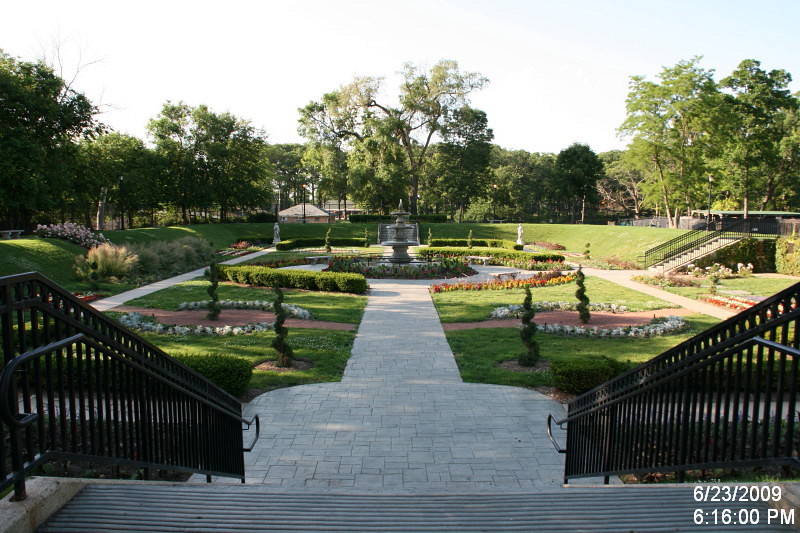 Aurora, IL : Sunken Gardens at Phillips Park photo, picture, image ...