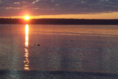 Cherryfield, ME : Sunsets on Atlantic Ocean in quaint Cherryfield,ME ...