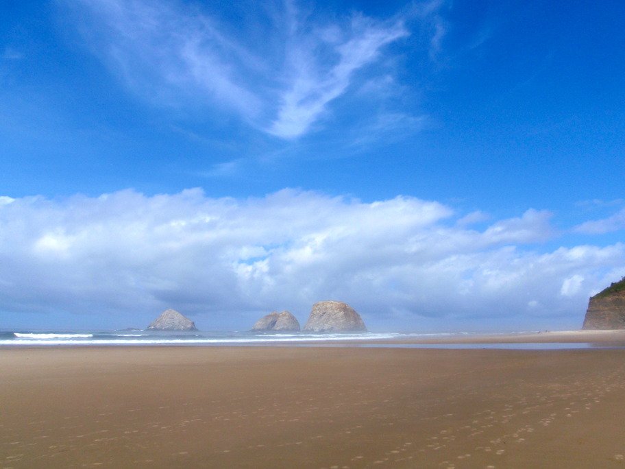Oceanside, OR : Three Arch Rocks on a sunny day. photo, picture, image ...