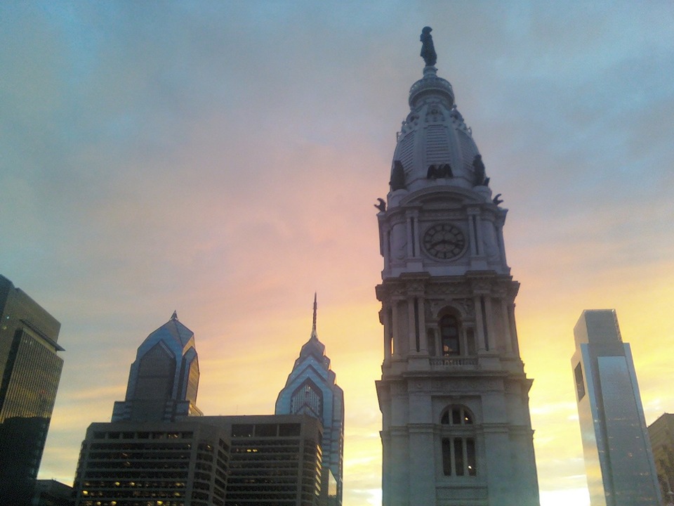 Philadelphia, PA : Philadelphia Skyline at sunset photo, picture, image ...