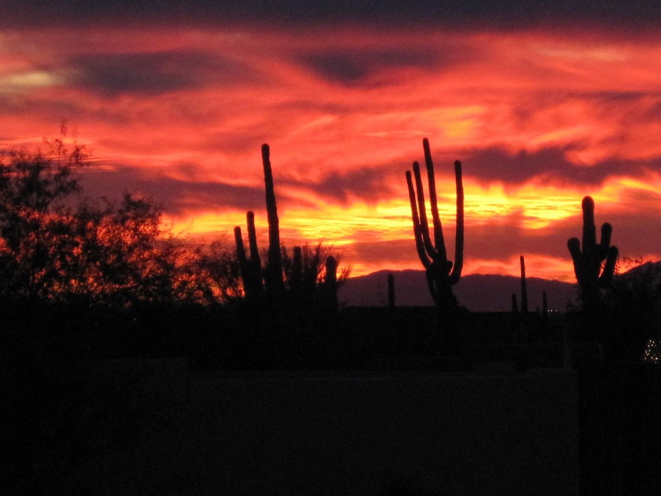 Apache Junction, AZ : January Sunset photo, picture, image (Arizona) at ...